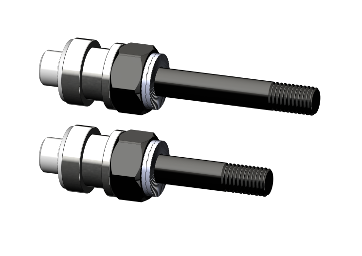 BOB YAK / IBEX Gewindeadapter-Set (30mm/42mm) | für Rohloff Speedhub 5